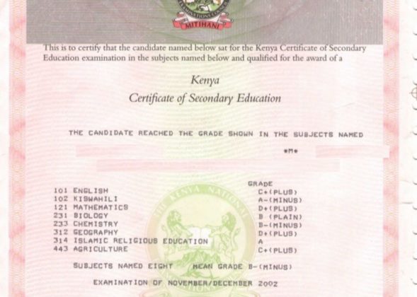 How to Replace Lost KCSE and KCPE Certificates in 2024